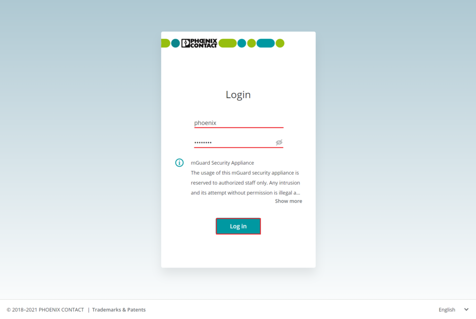 [FL SWITCH / FL NAT / mGuard / EW50]ログイン認証 | Automation Tips | Phoenix ...