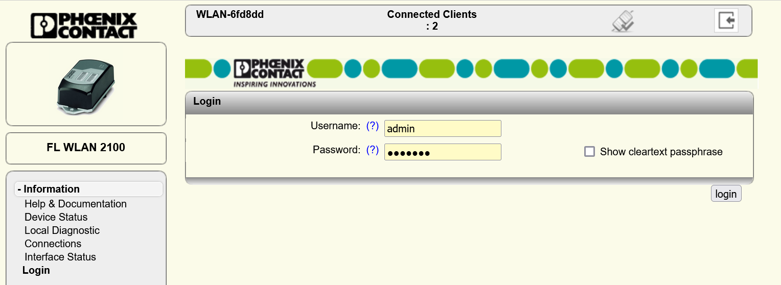FL WLANの受信レベル（RSSI）・混雑状況の確認方法 | Automation Tips | Phoenix Contact